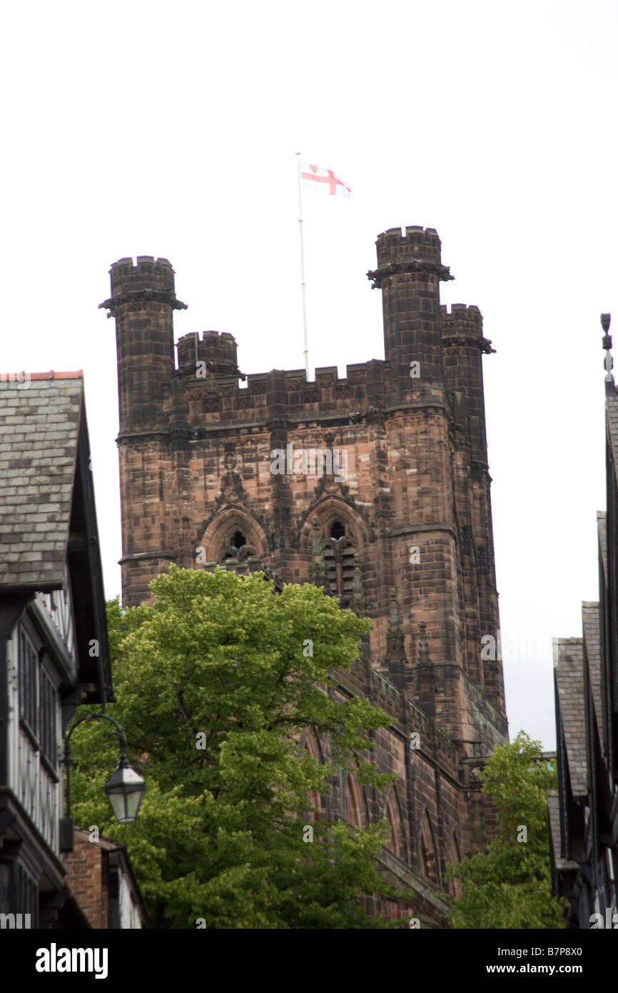 Chester cathedral in the centre of the medieval city of Chester,England ...