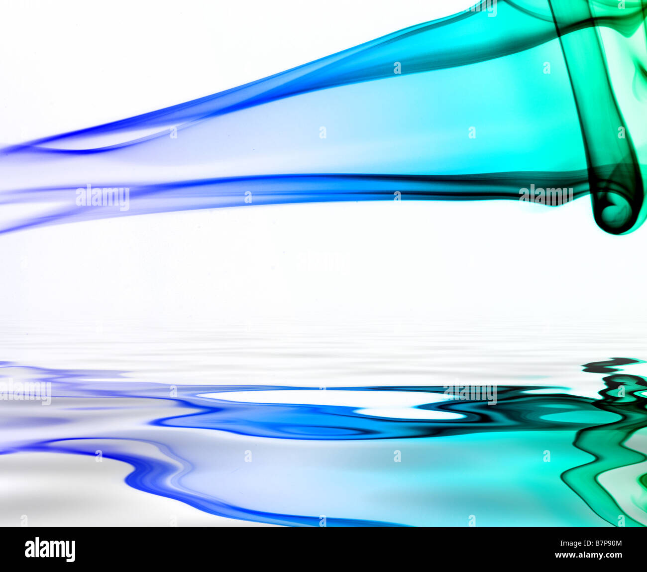 Smoke on the water Stock Photo - Alamy