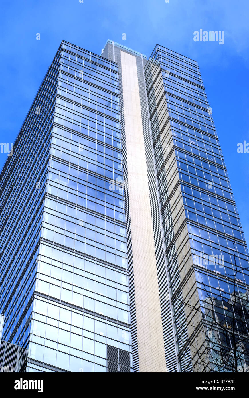 Blue skyscraper in Seattle Washington Stock Photo - Alamy