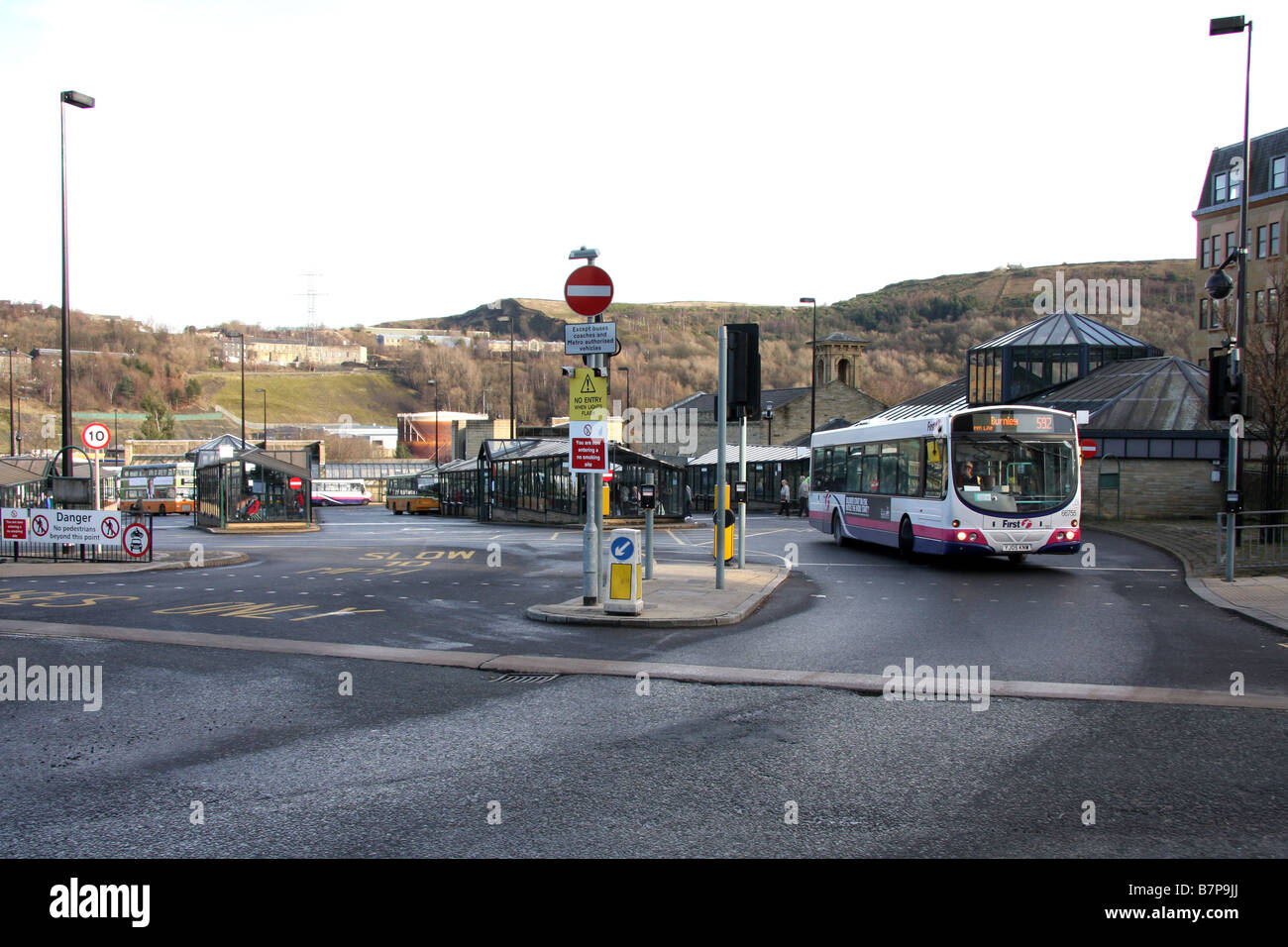 Halifax bus station hi-res stock photography and images - Alamy