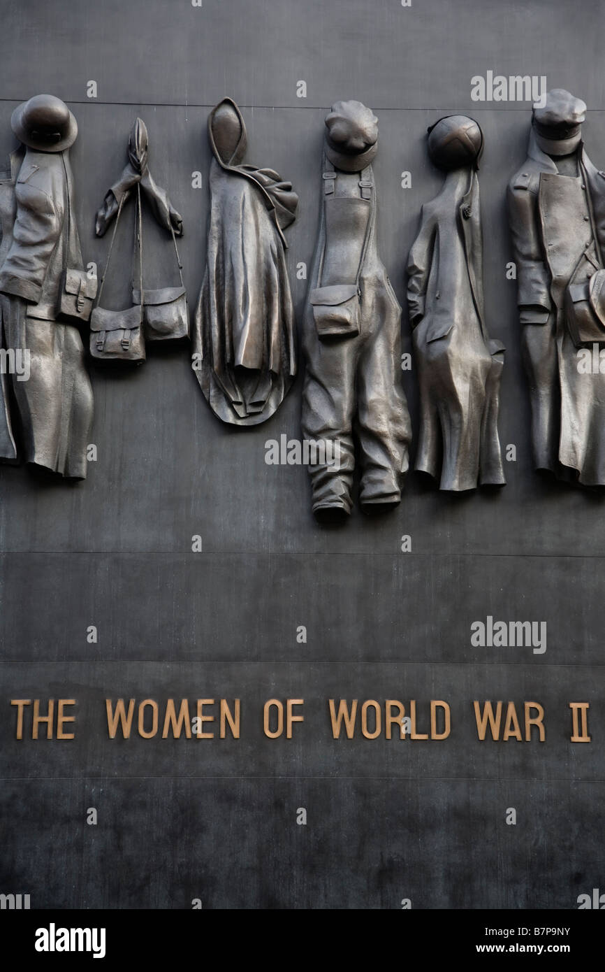 The women of world war two memorial, London UK Stock Photo - Alamy
