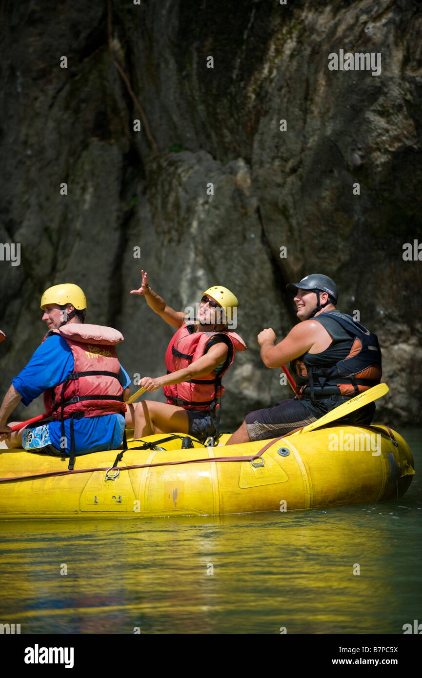 Costa rica jungle river raft hi-res stock photography and images - Alamy