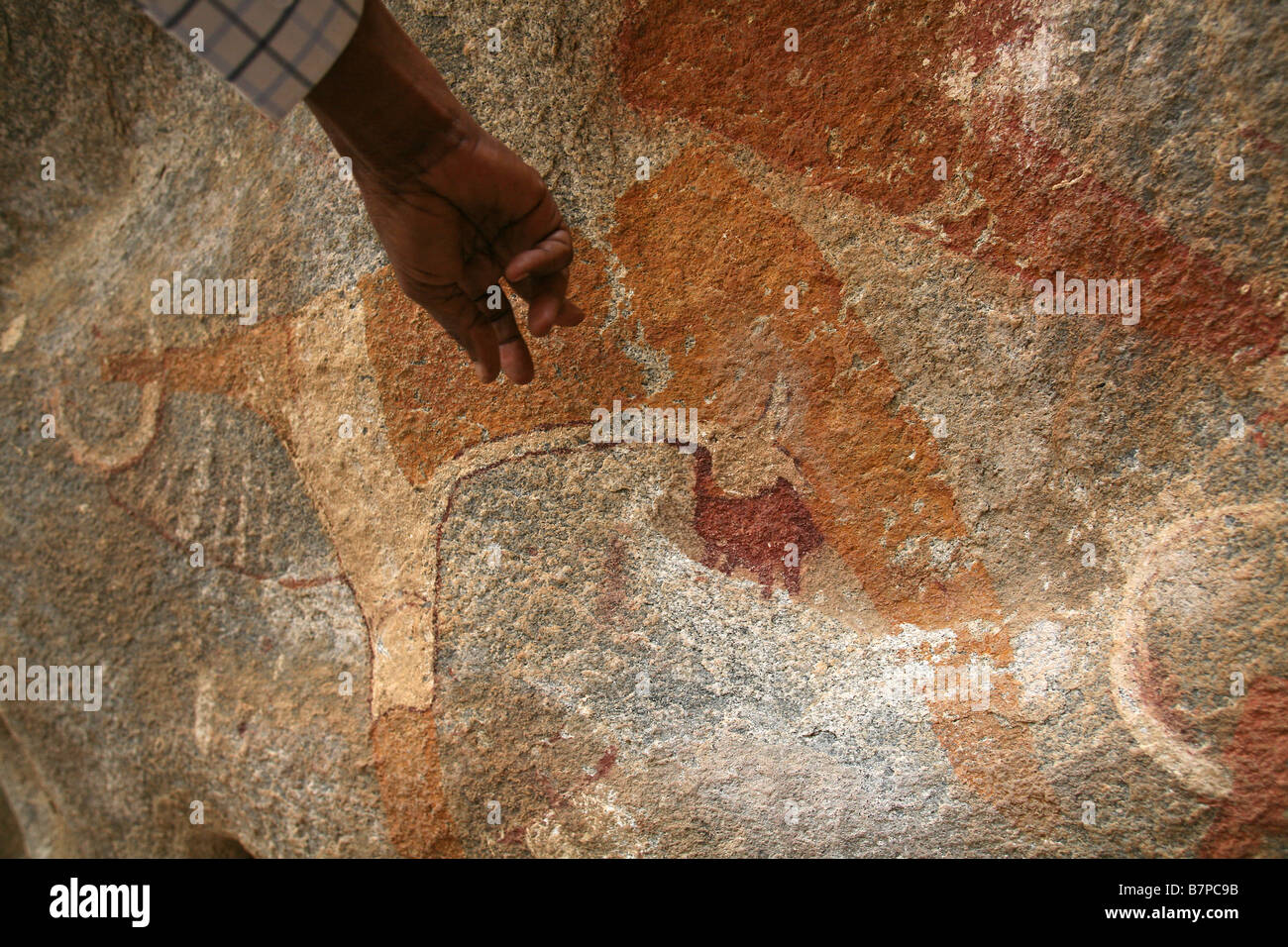 Neolithic cave paintings Laas Geel Naasa Hablood Hills Somaliland ...