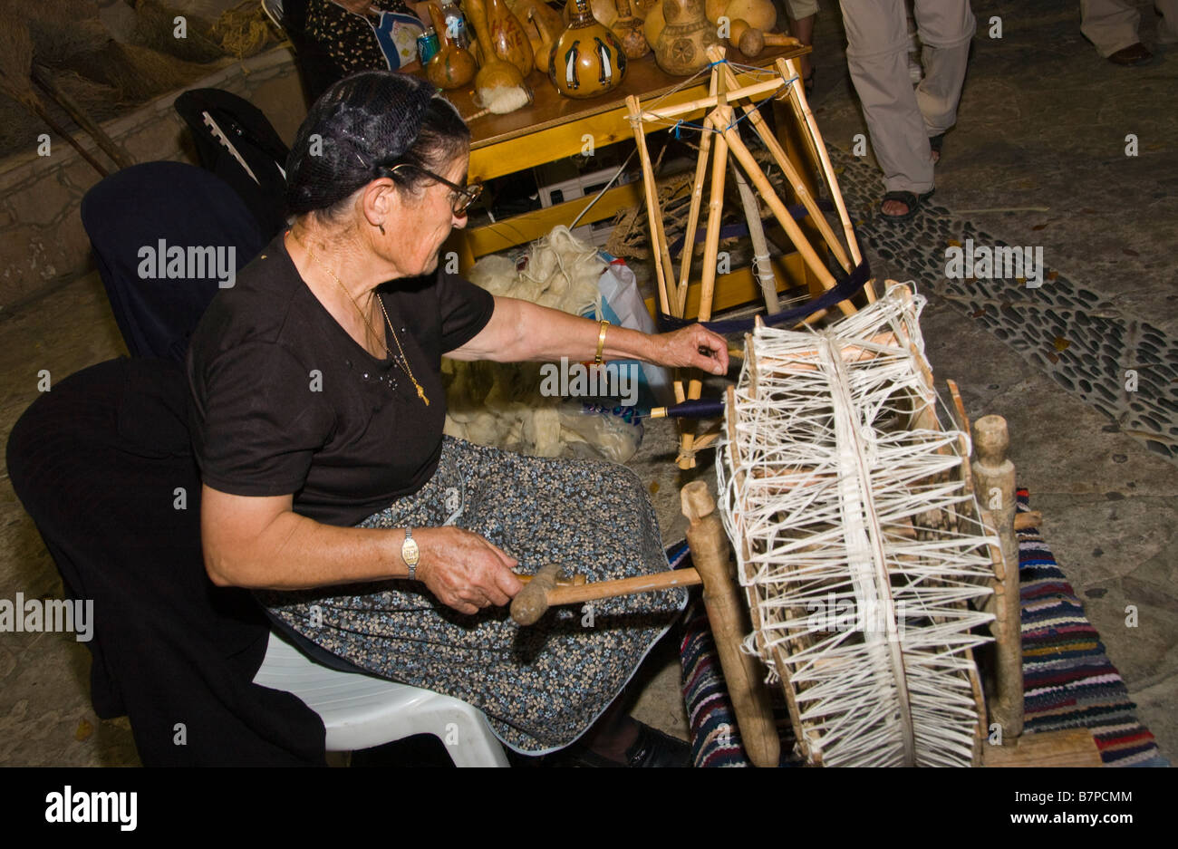 Traditional crafts at the 24th Ayia Napa Festival on the Eastern ...