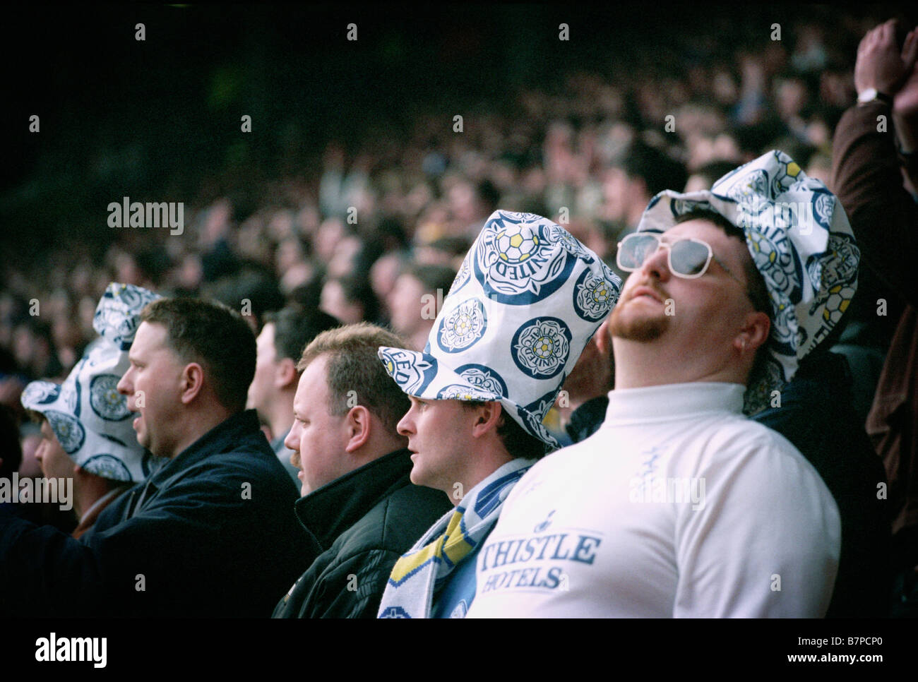 Bored Leeds fans watching their team draw 0-0 with Liverpool, FA Cup ...