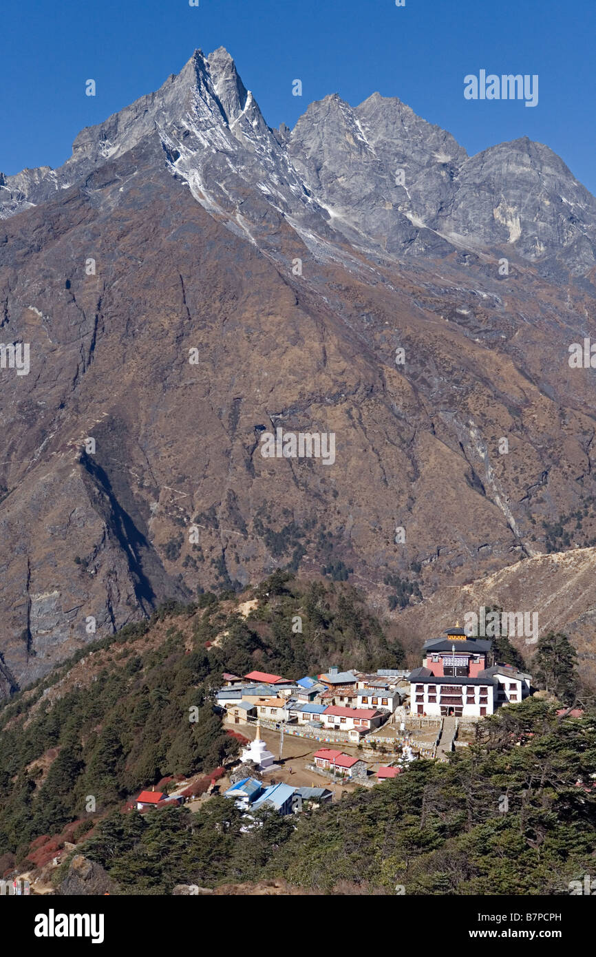 Tengboche Buddhist monastery in Solukhumbu District in the Sagarmatha ...