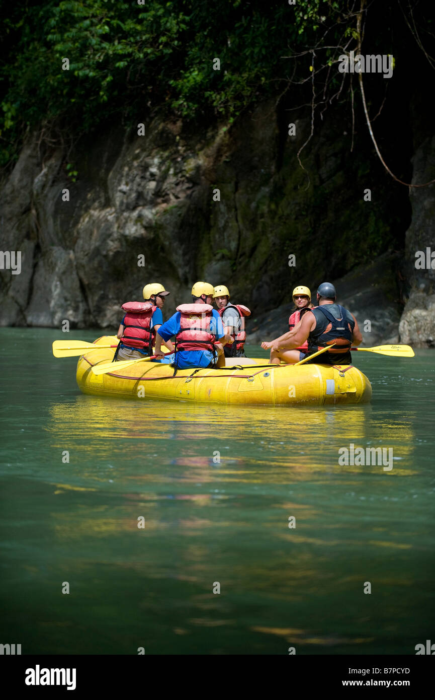 Central America, Costa Rica. Rafting on The Pacuare River is an ...