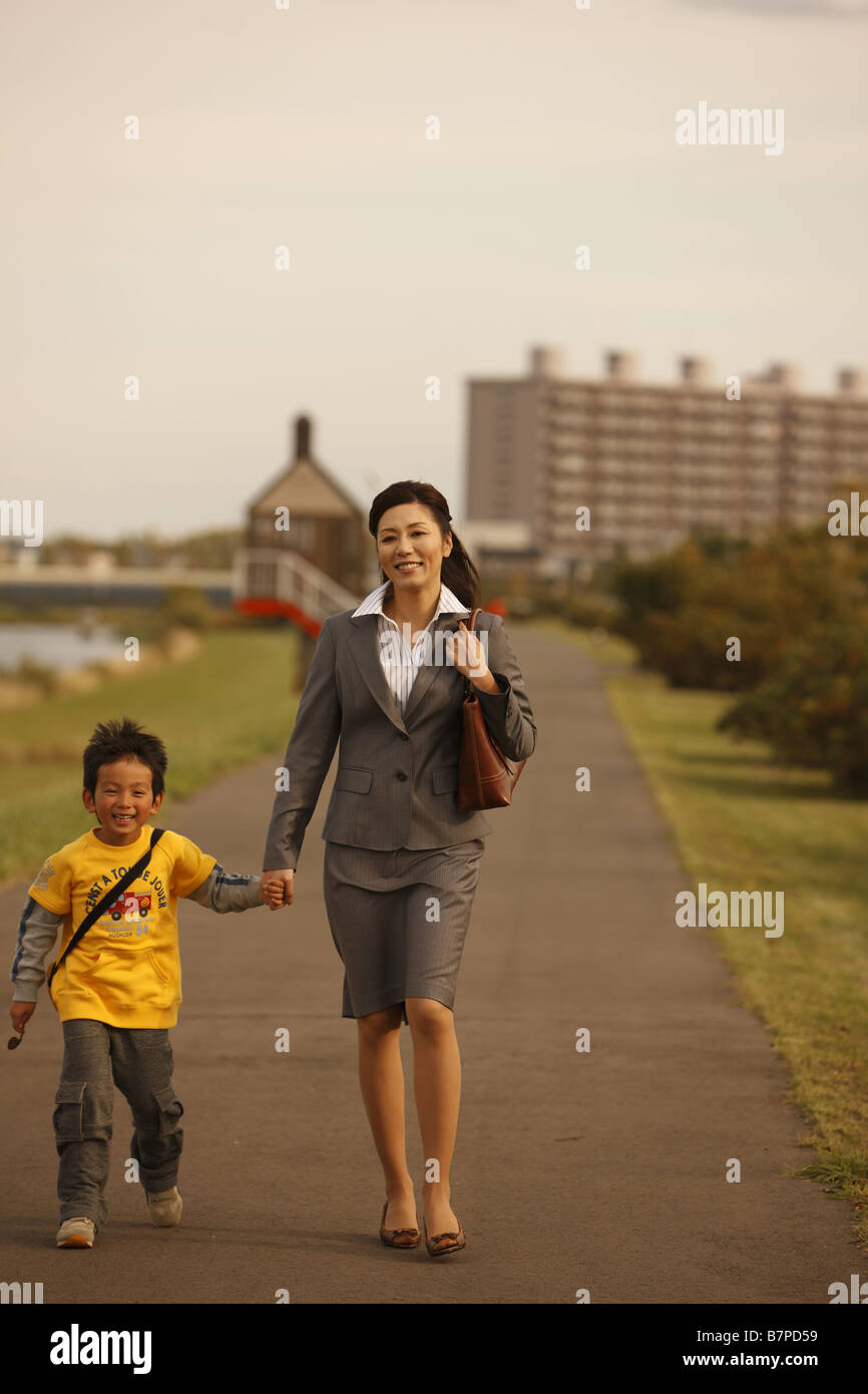 Child on the way hi-res stock photography and images - Alamy