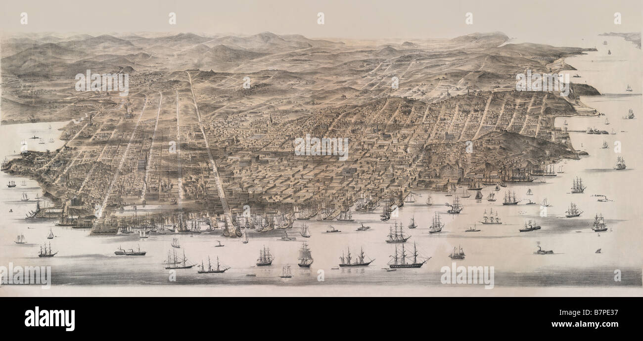 Birds Eye View of San Francisco Stock Photo - Alamy