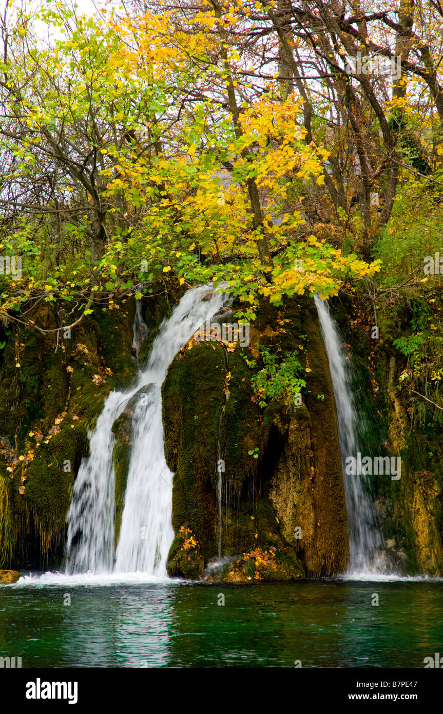 The waterfalls of Plitvice Lakes National Park Croatia Stock Photo - Alamy