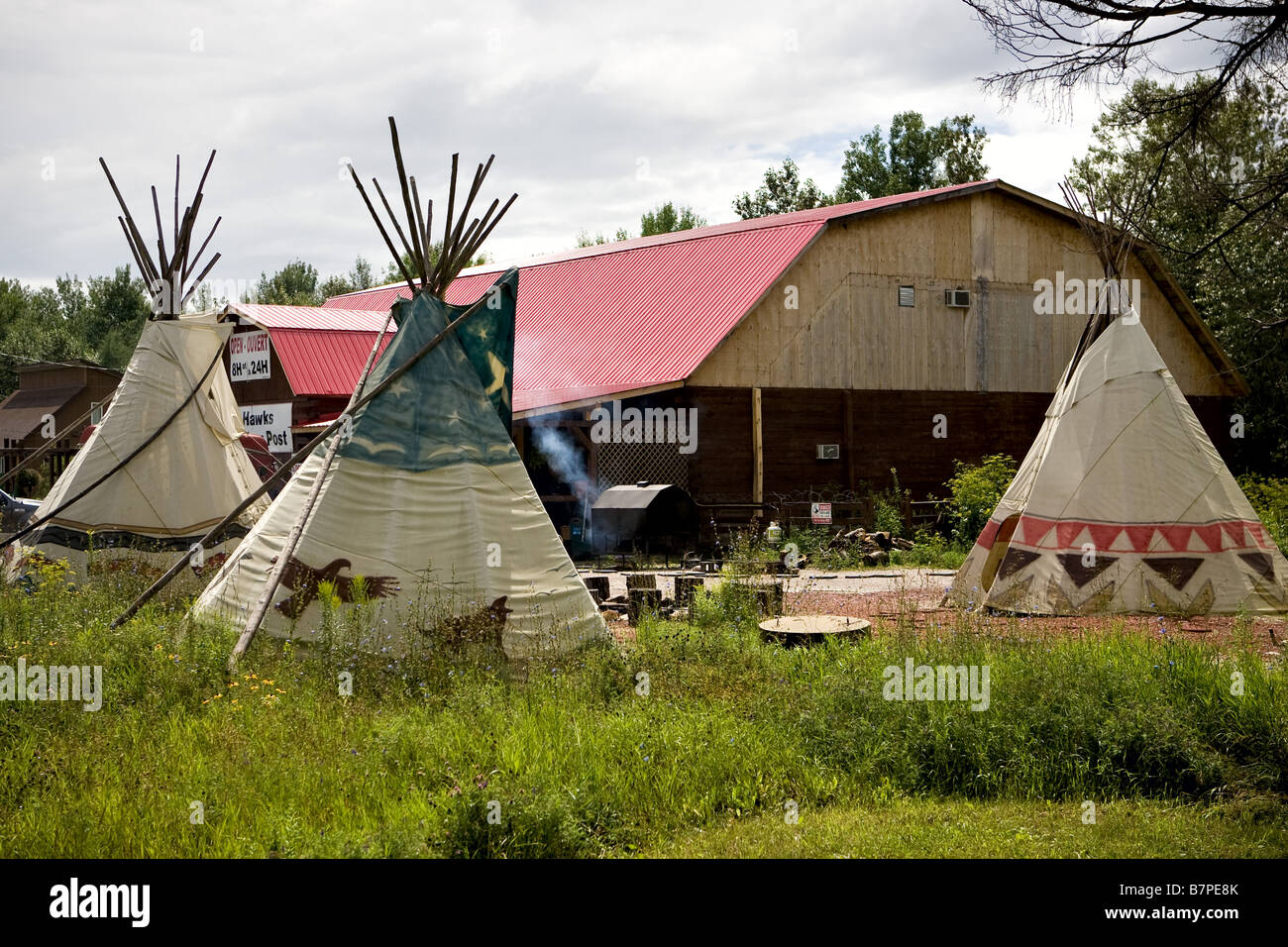 Tipis also teepee tepee are pictured in a native camp in the Kitigan ...