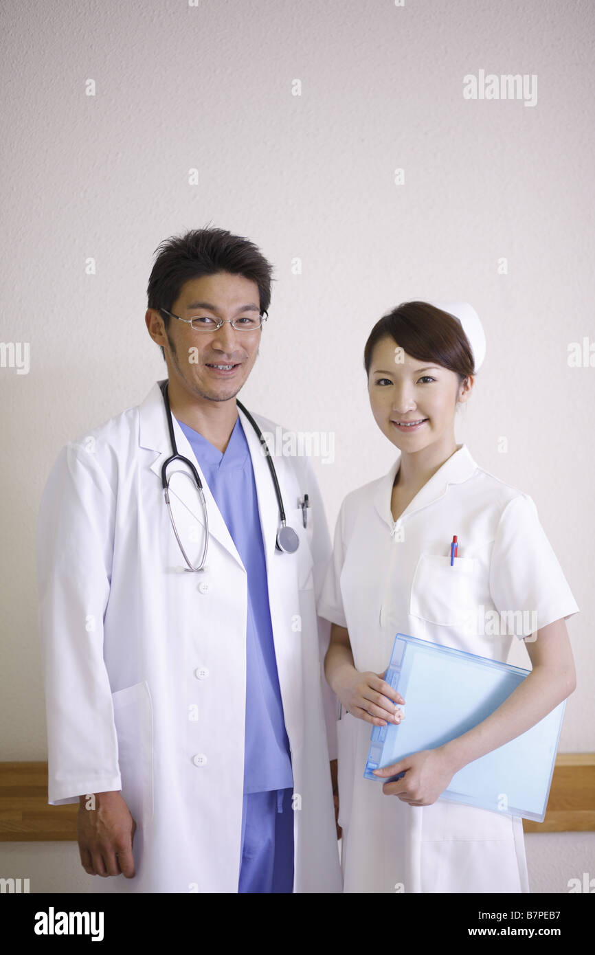 Doctor and nurse Stock Photo - Alamy