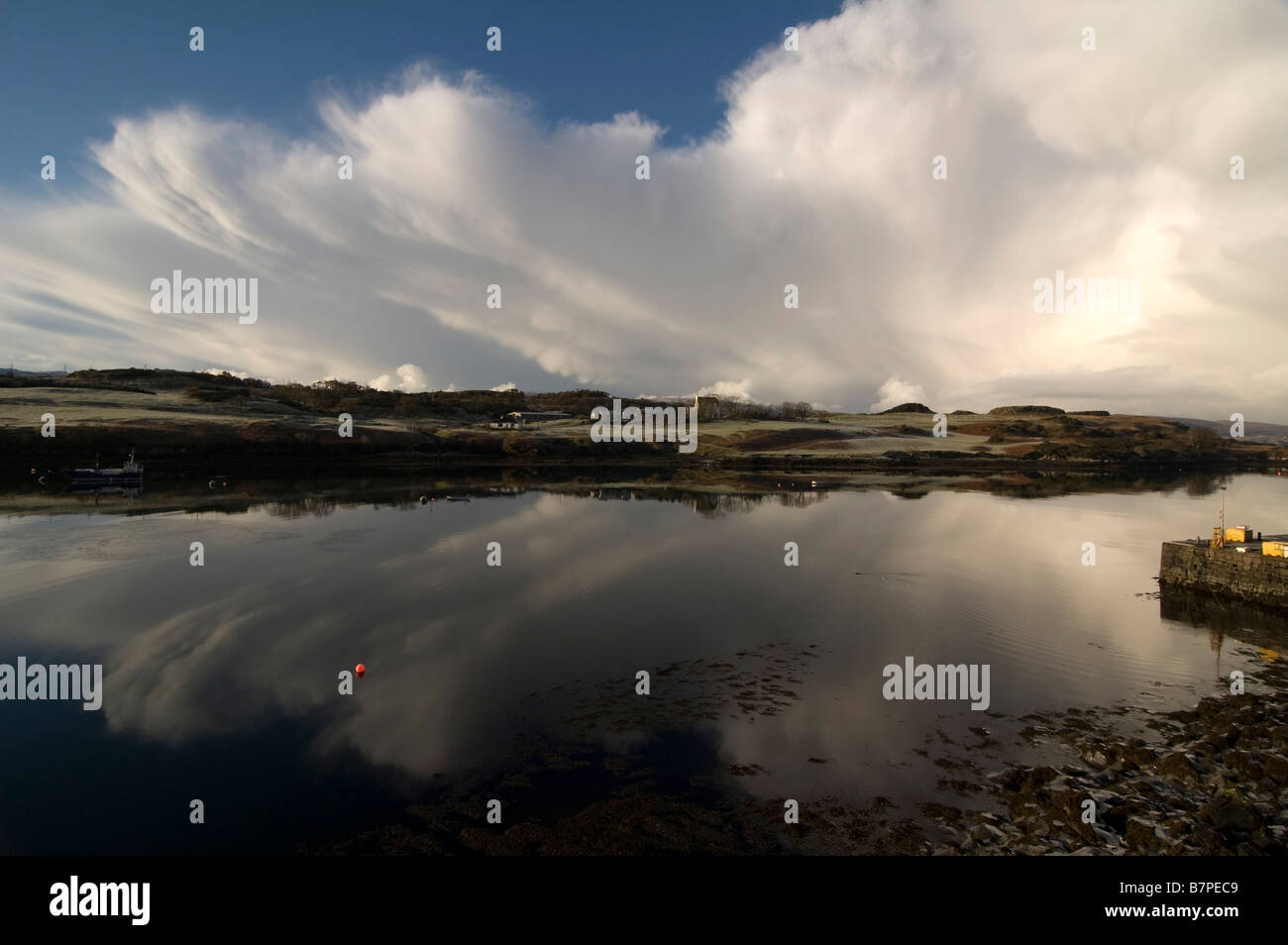 Cloud formation over Loch Dunvegan Stock Photo - Alamy