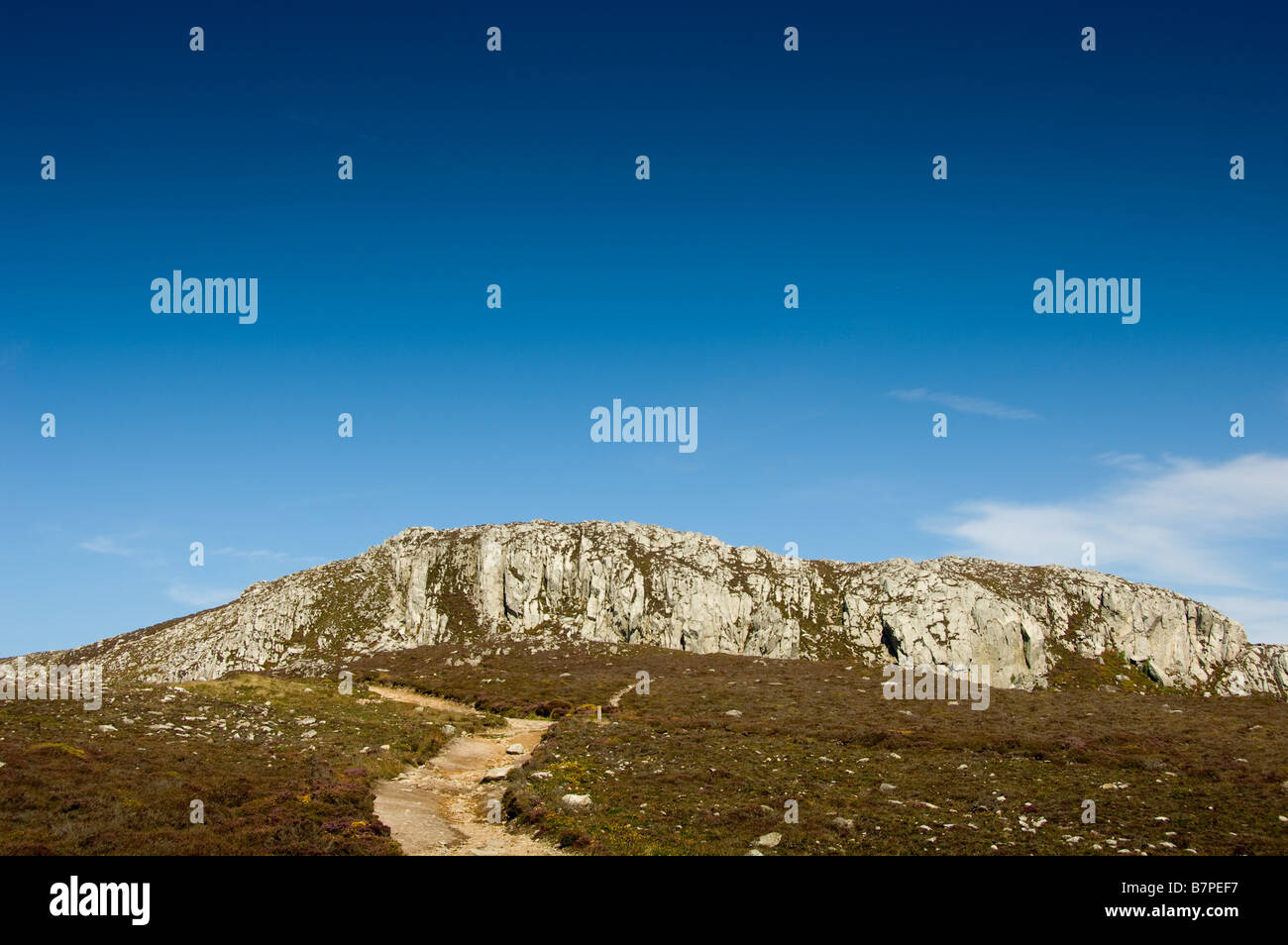 Holyhead mountain on Holy Island, Anglesey. Wales UK Stock Photo - Alamy