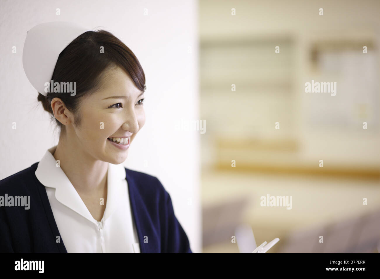 A smiling nurse Stock Photo - Alamy