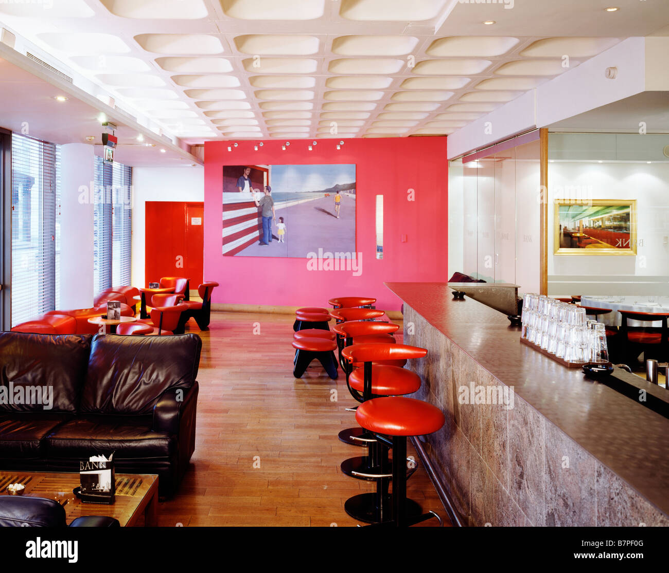 Bank Restaurant Interior Stock Photo - Alamy