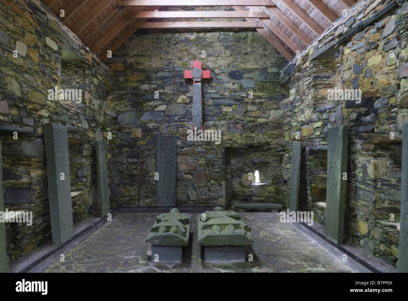 Oronsay Priory Isle of Oronsay Southern Inner Hebrides Argyll and Bute ...