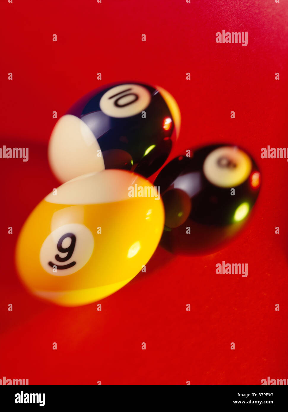 Pool balls with numbers hi-res stock photography and images - Alamy