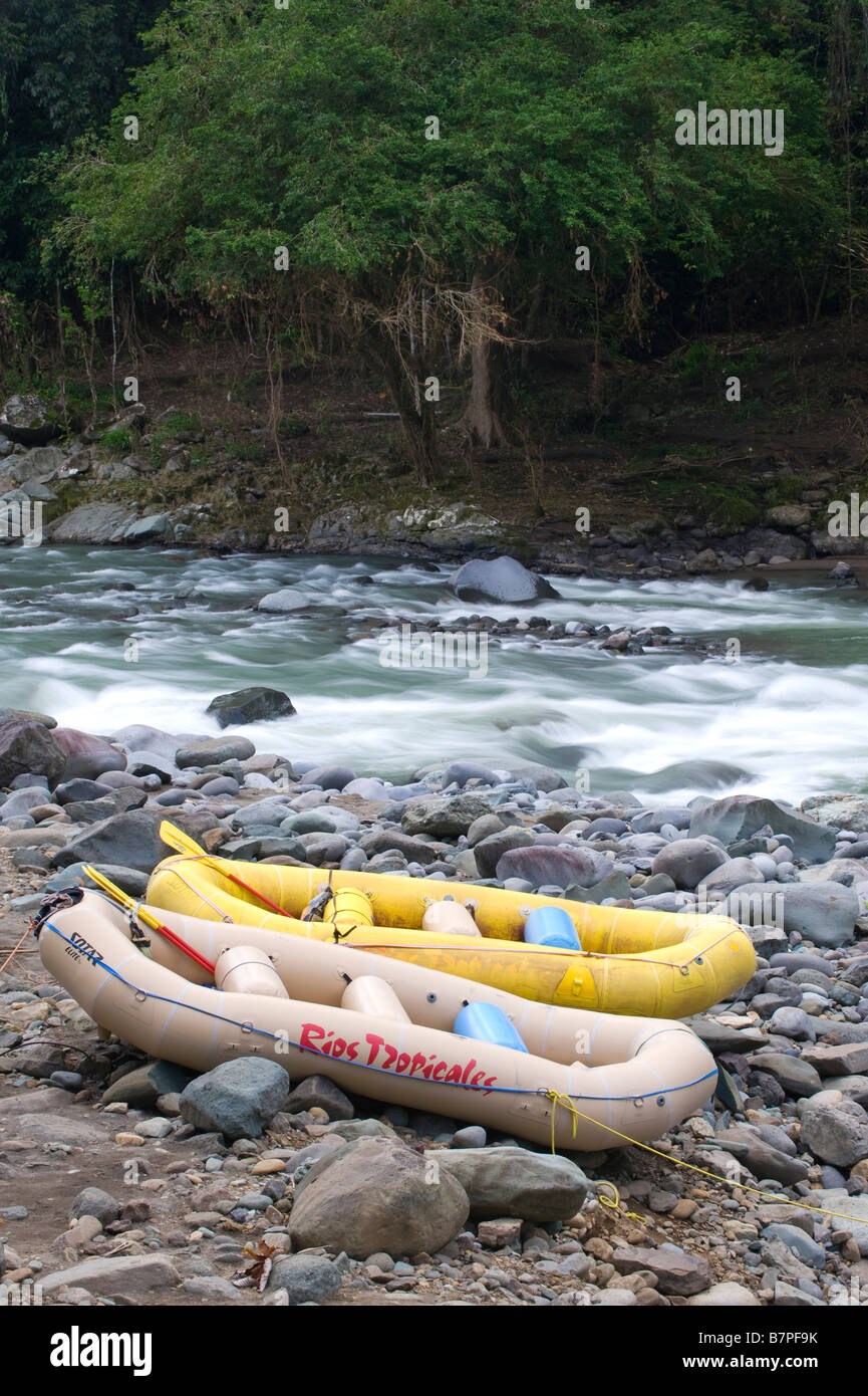 Central America, Costa Rica. The wild and beautiful Pacuare River Stock ...