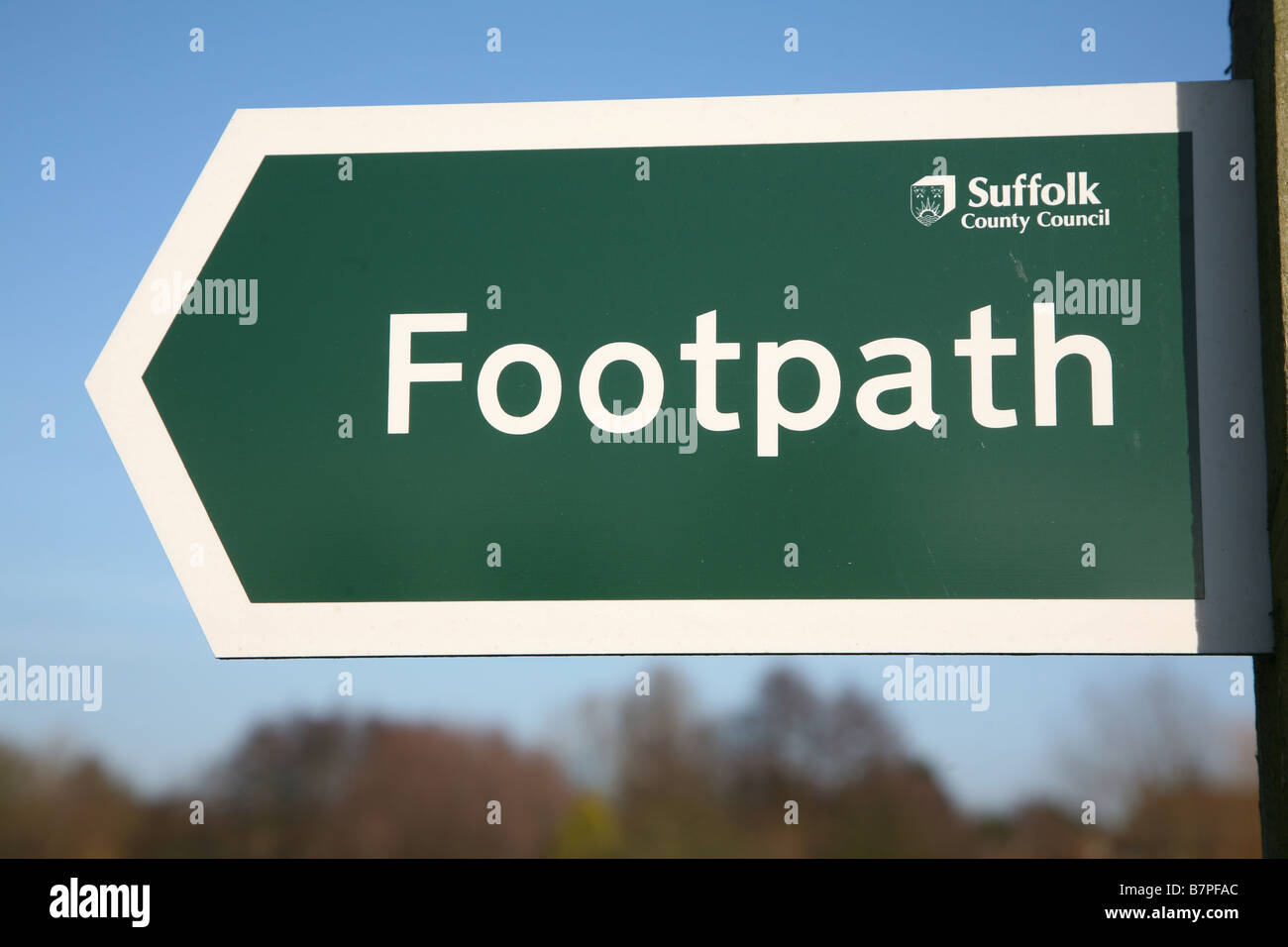 Sign for suffolk county council hi-res stock photography and images - Alamy