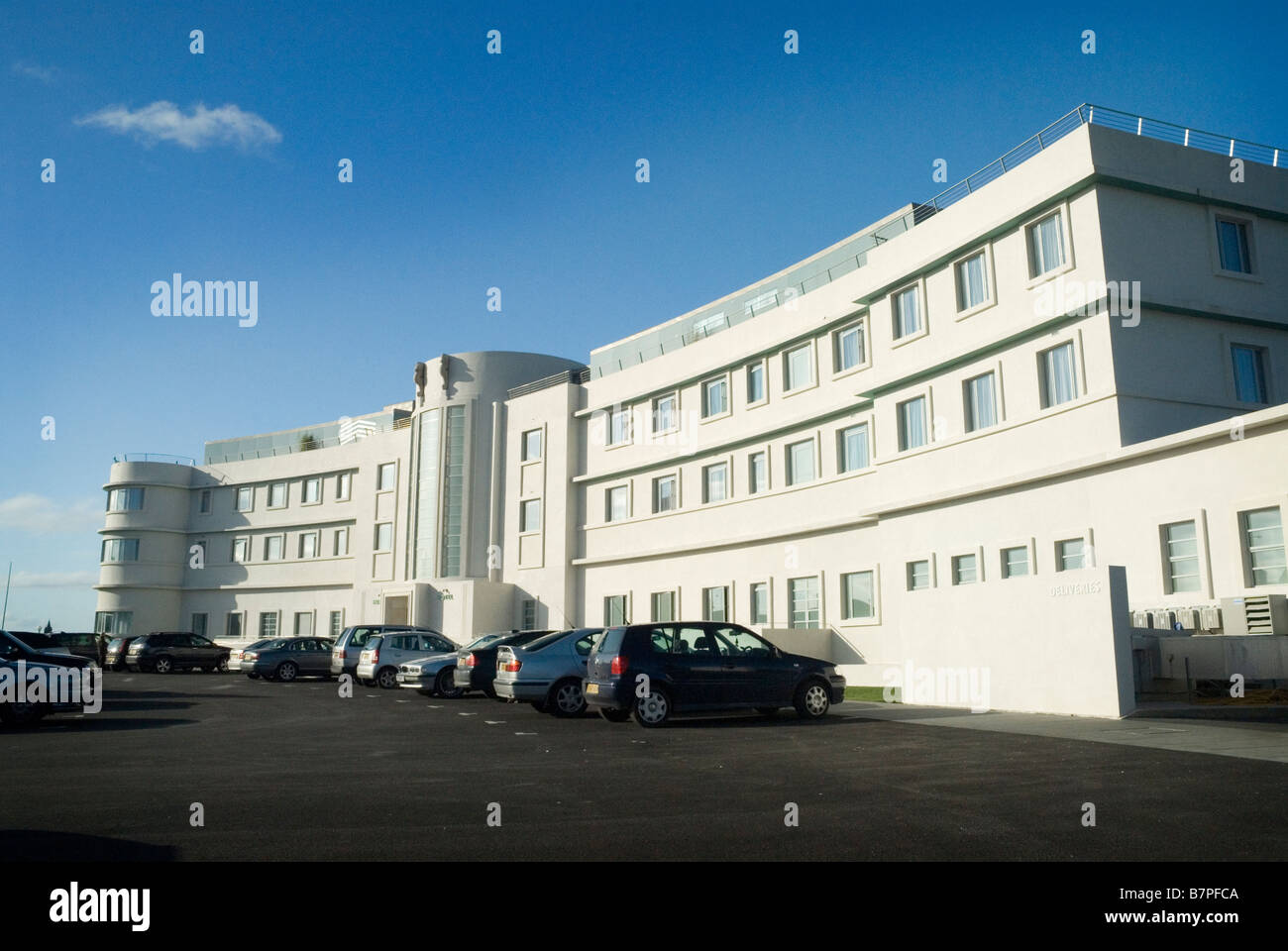 The Midland Hotel Morecambe, a restored 1930's Art Deco building Stock ...