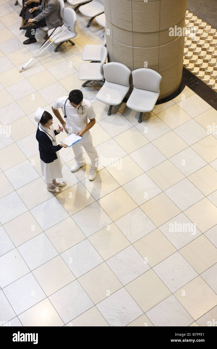 Group of nurses, vertical hi-res stock photography and images - Alamy
