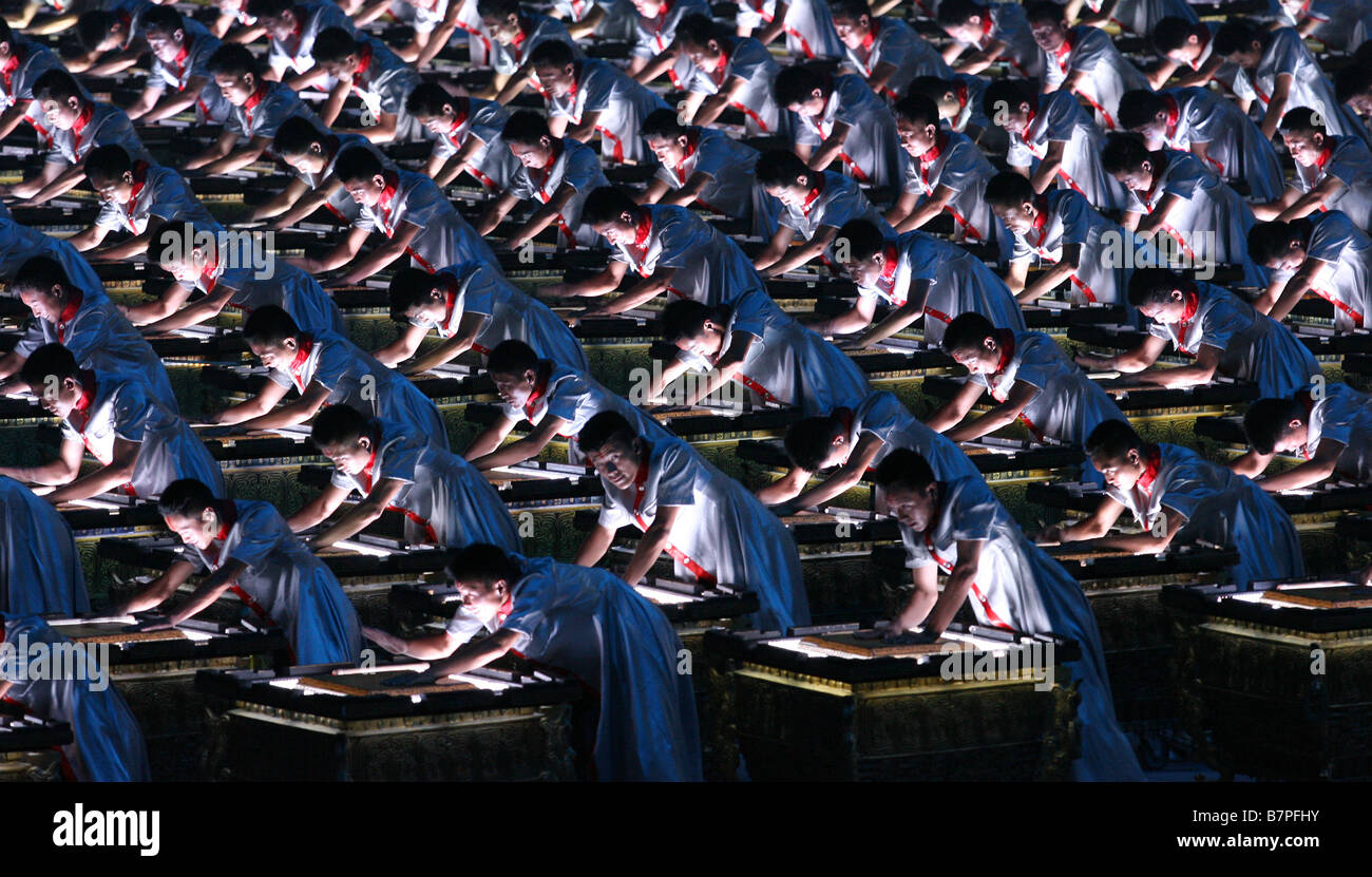 BEIJING OLYMPIC GAMES 2008 OPENING CEREMONY Stock Photo - Alamy