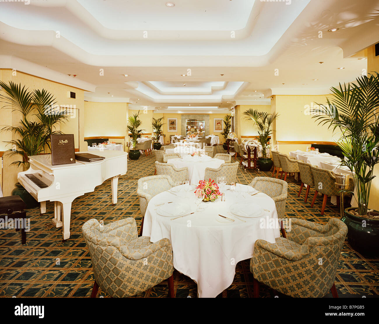 Le Soufflé Restaurant, Intercontinental, London Stock Photo - Alamy