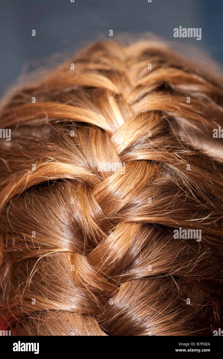 French plait hi-res stock photography and images - Alamy