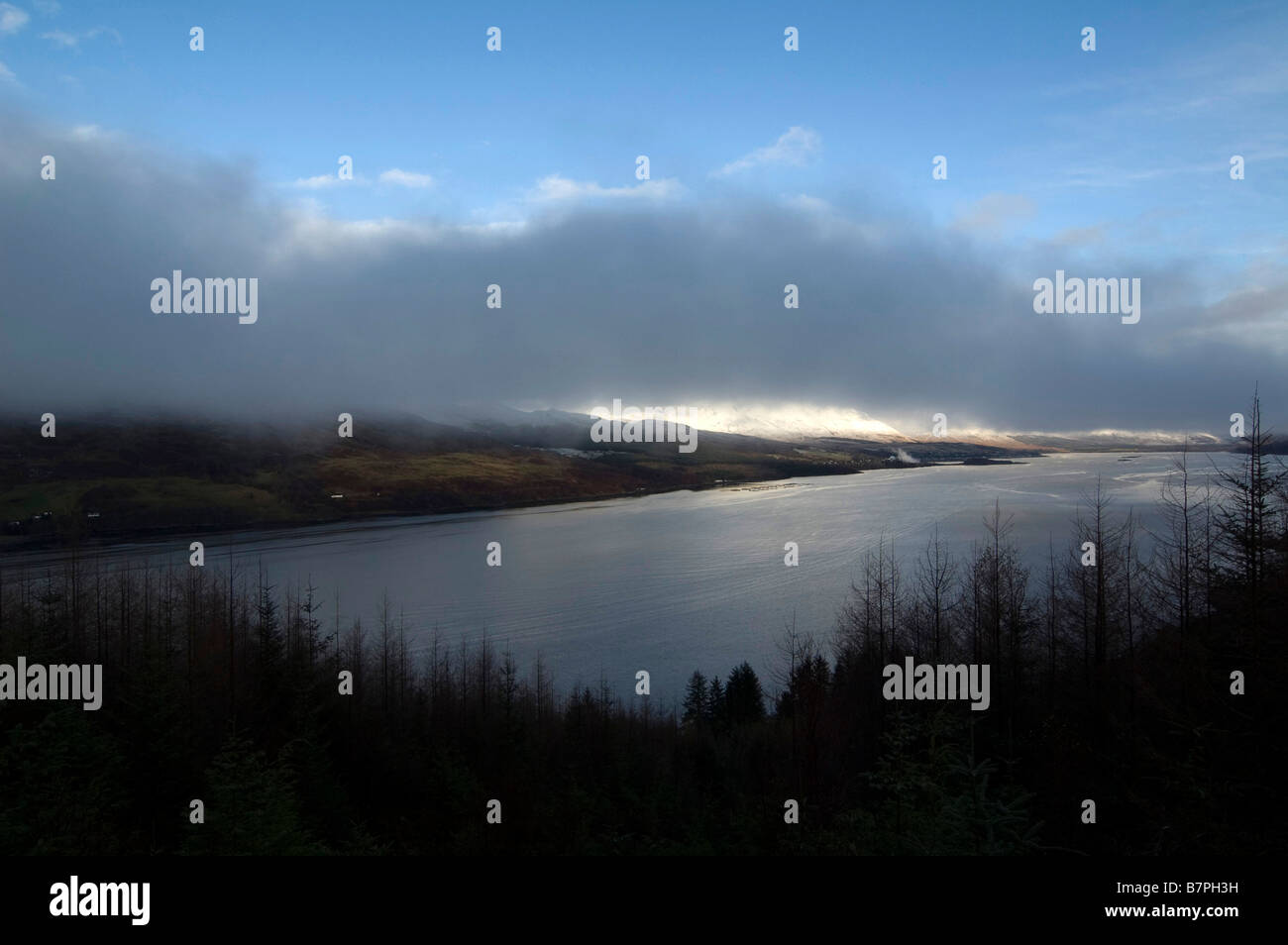 Loch Carron, Strathcarron, UK Stock Photo - Alamy