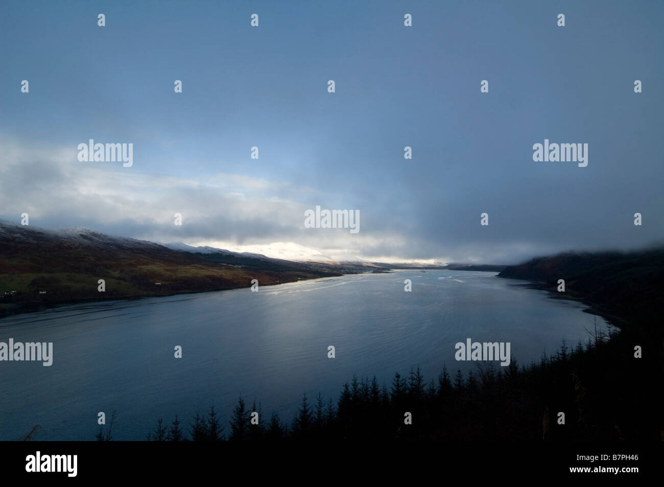 Loch Carron, Strathcarron, UK Stock Photo - Alamy