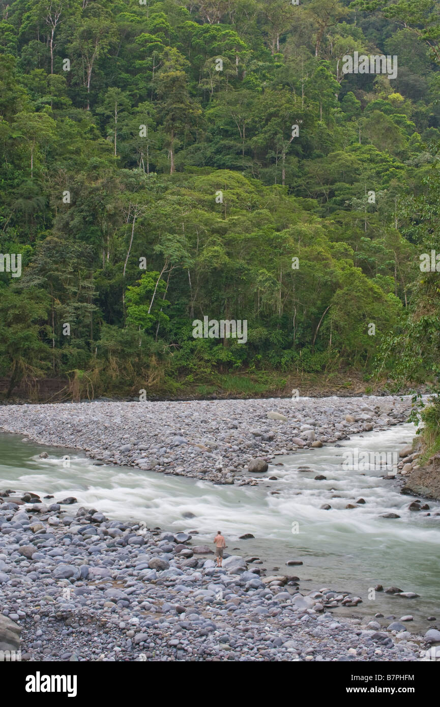 Central America, Costa Rica. The wild and beautiful Pacuare River Stock ...