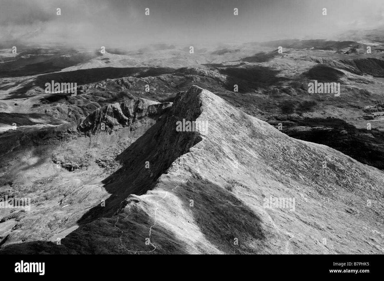 Ridge top view Black and White Stock Photos & Images - Alamy