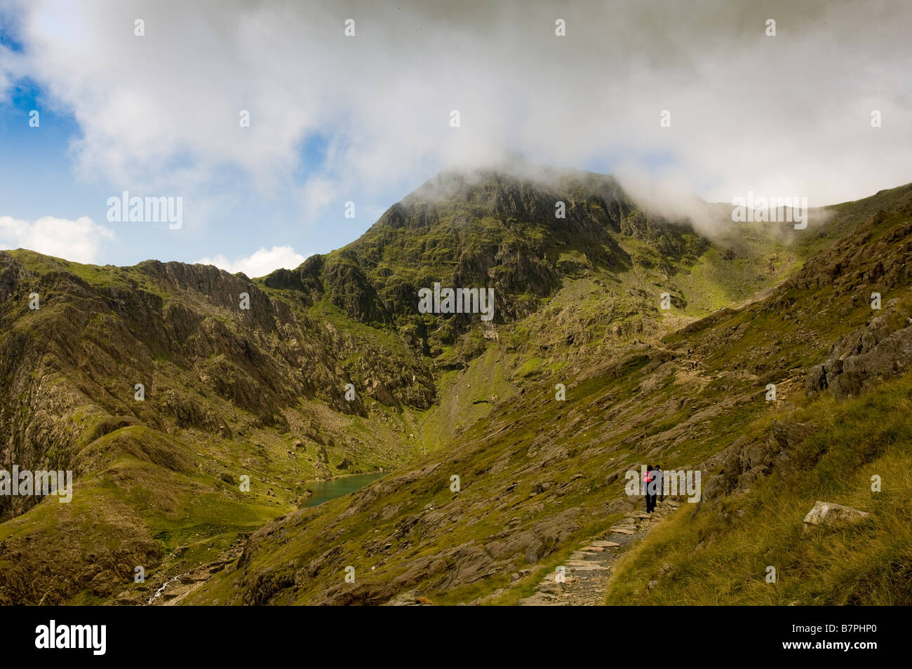 Top of snowdon peak hi-res stock photography and images - Alamy