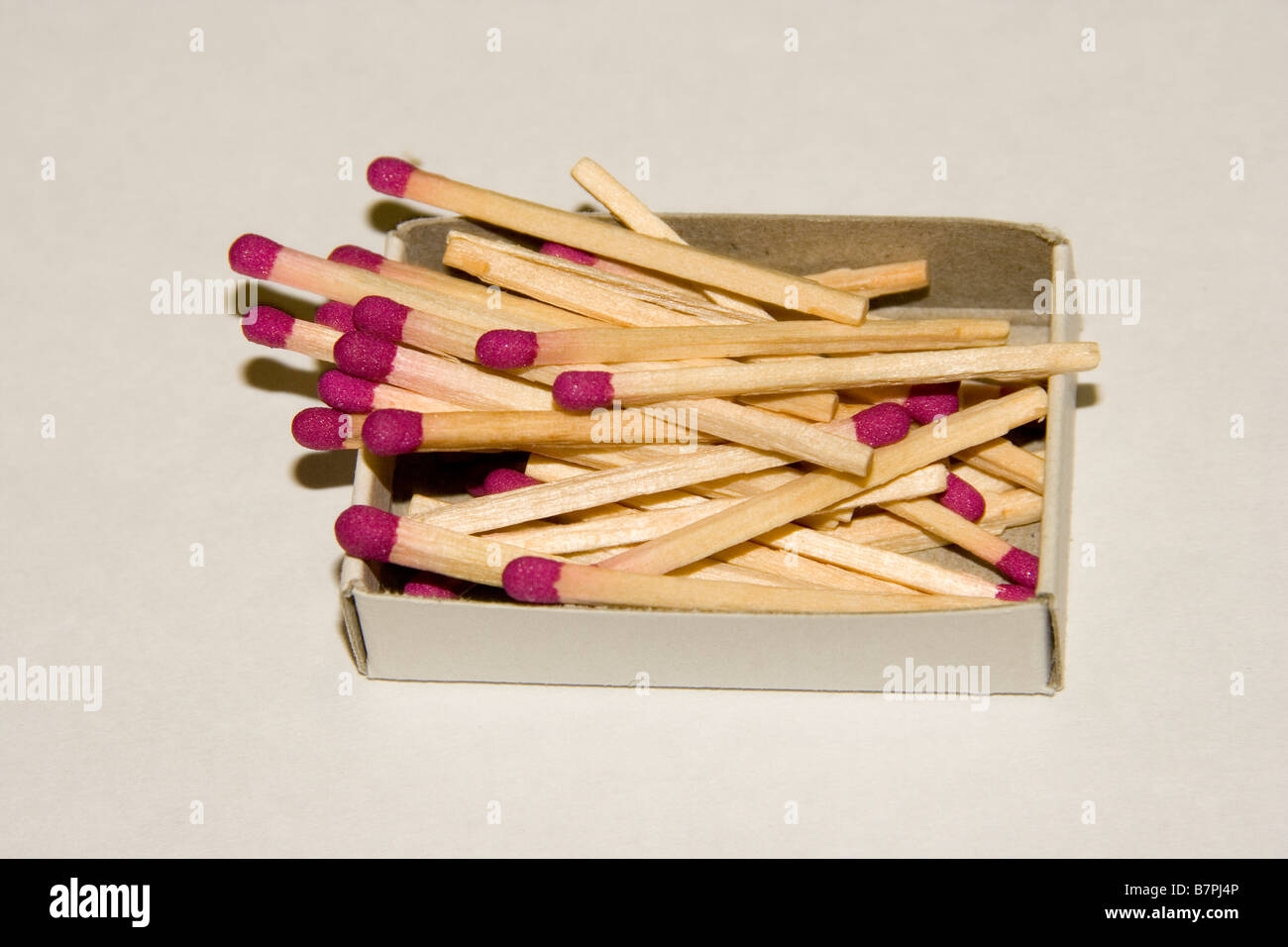 A matchbox on a white background Stock Photo - Alamy