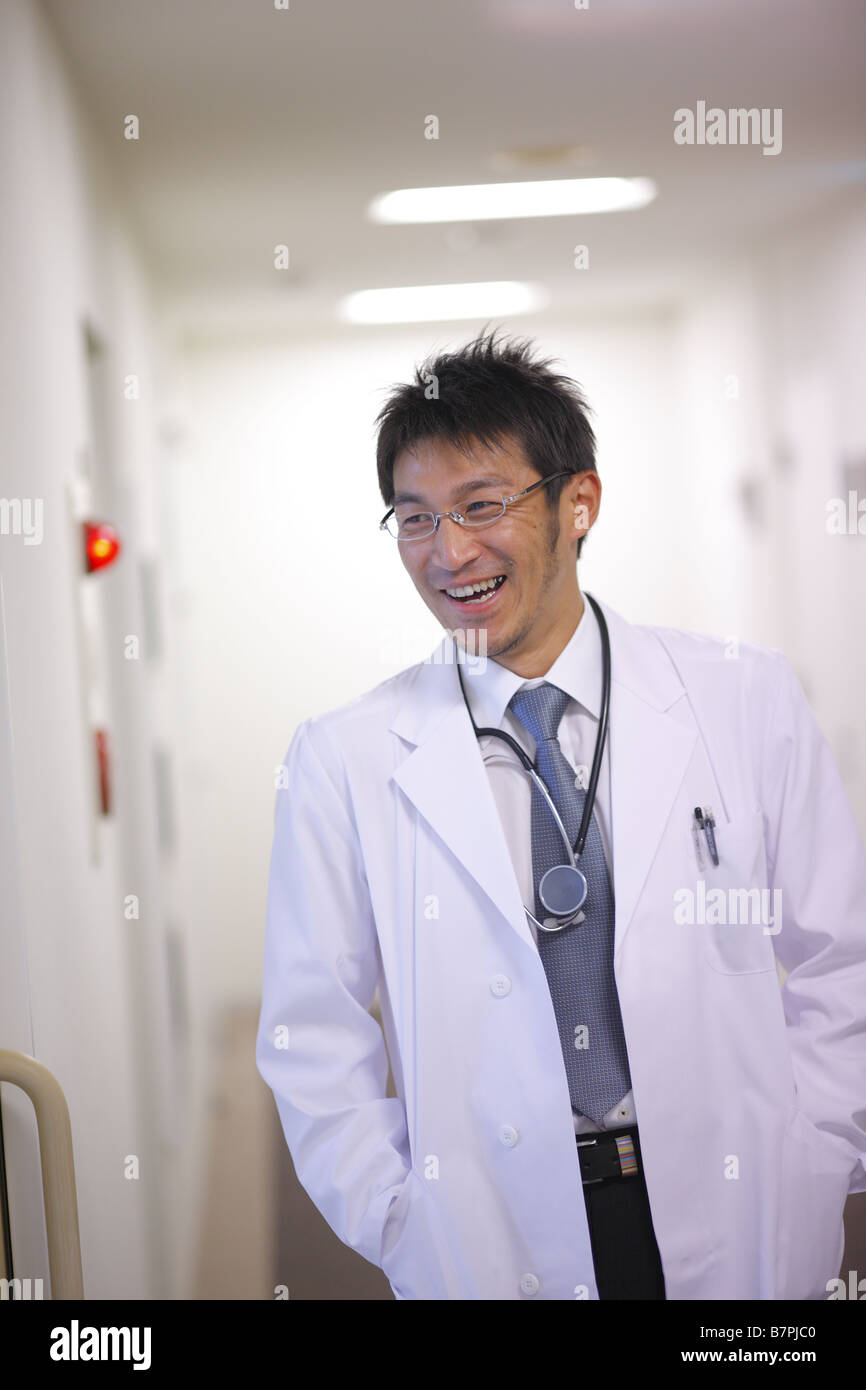 A smiling doctor Stock Photo - Alamy