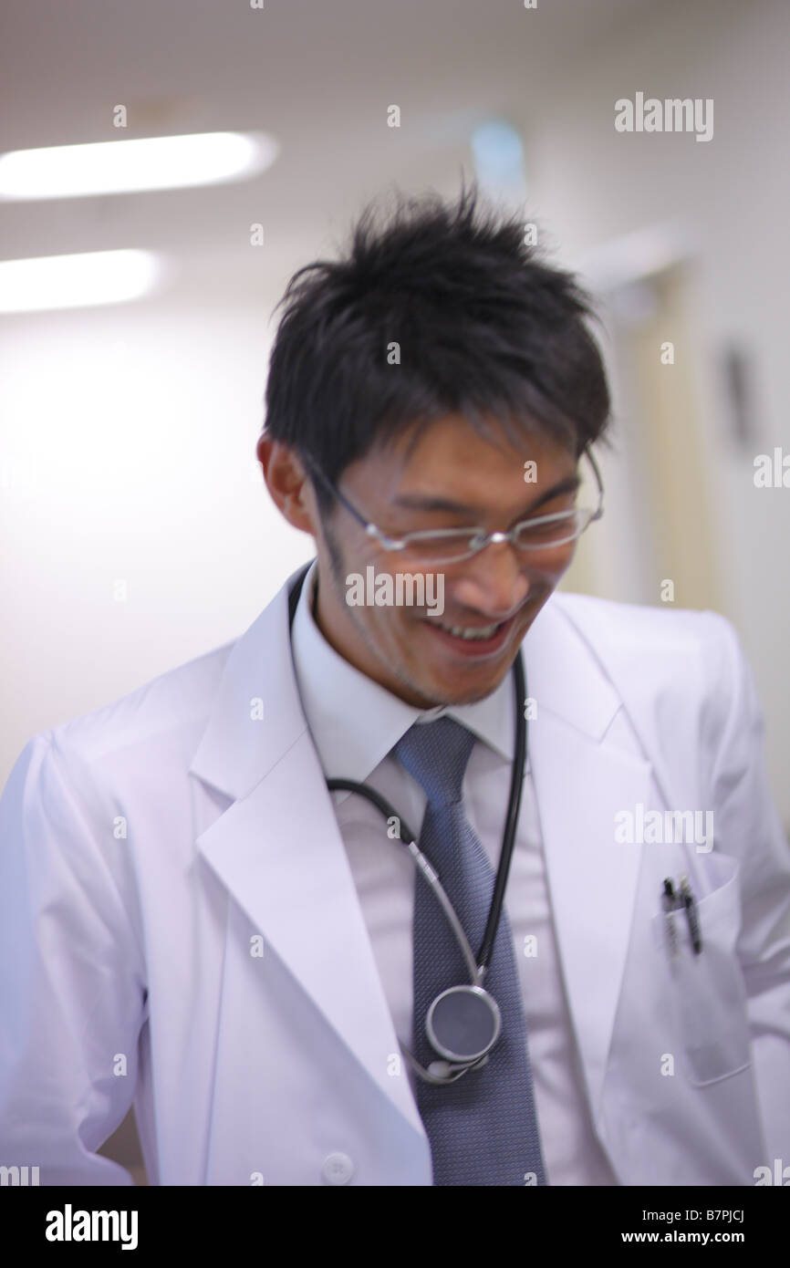 A smiling doctor Stock Photo - Alamy