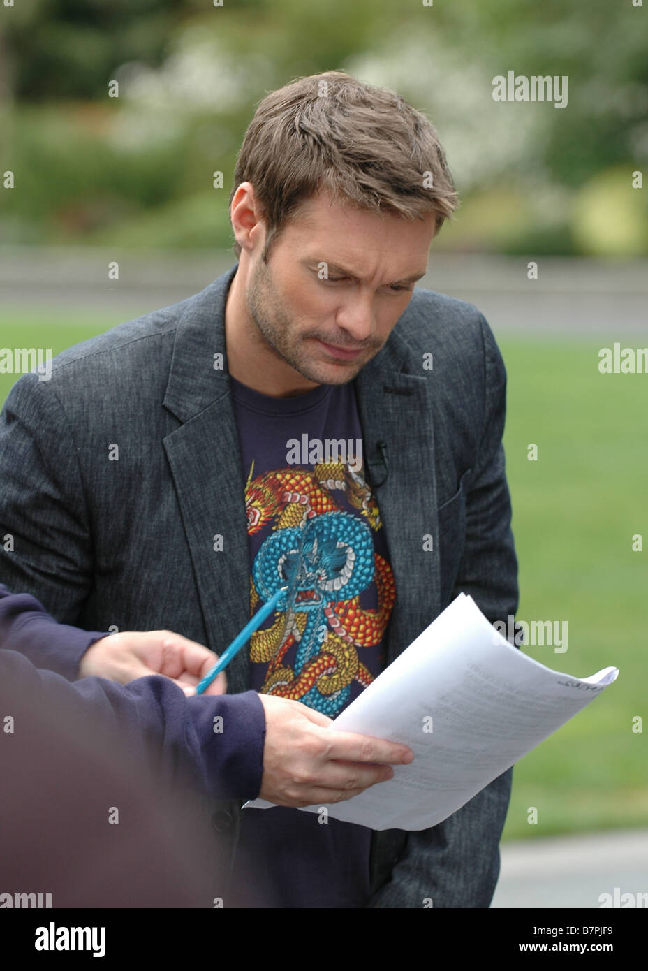 Ryan Seacrest Beard Academy Awards