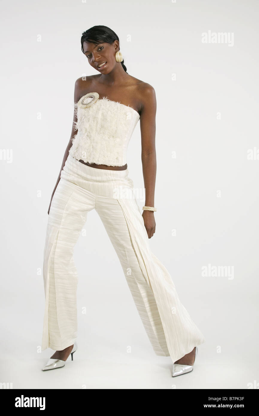Woman wearing a white blouse hi-res stock photography and images - Alamy