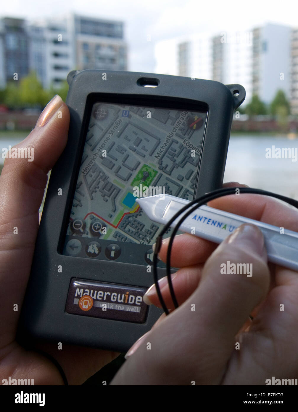 Berlin wall route hi-res stock photography and images - Alamy