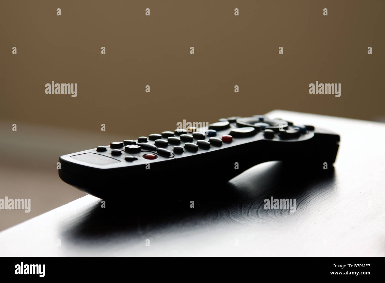 Remote Control on Table Stock Photo - Alamy