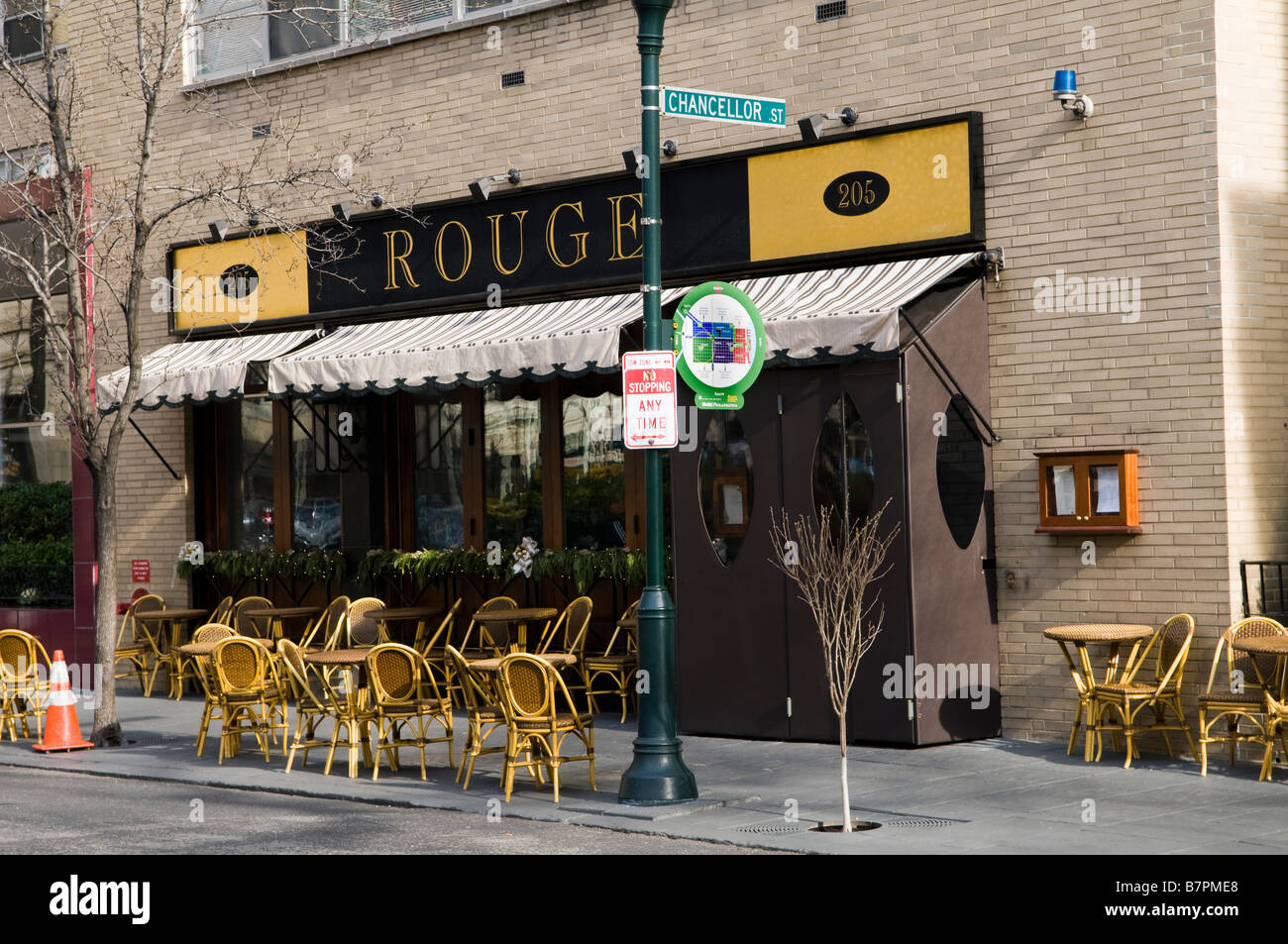 Famous Rouge restaurant in Rittenhouse Square in Philadelphia Stock ...
