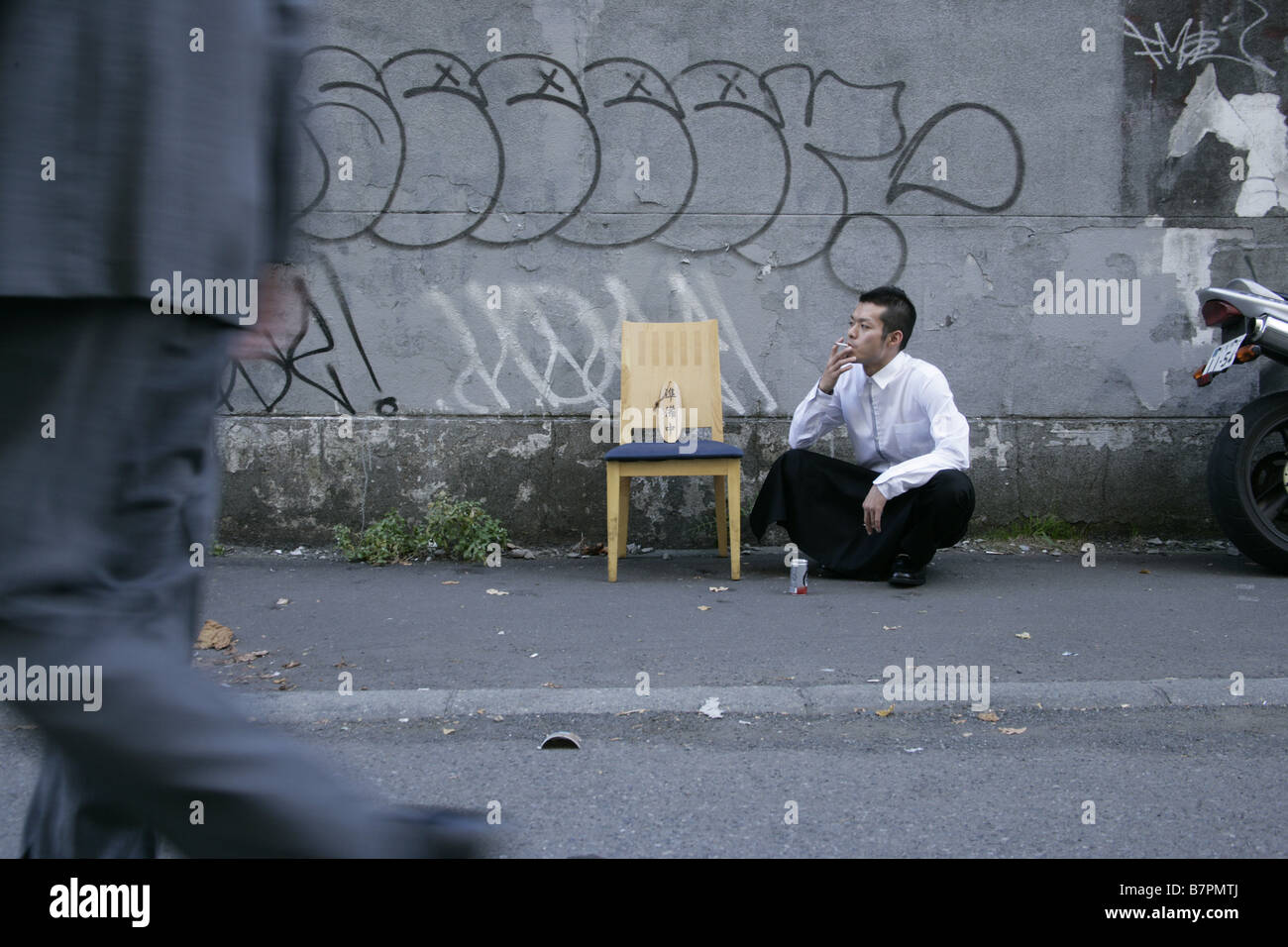 A man taking a break Stock Photo - Alamy