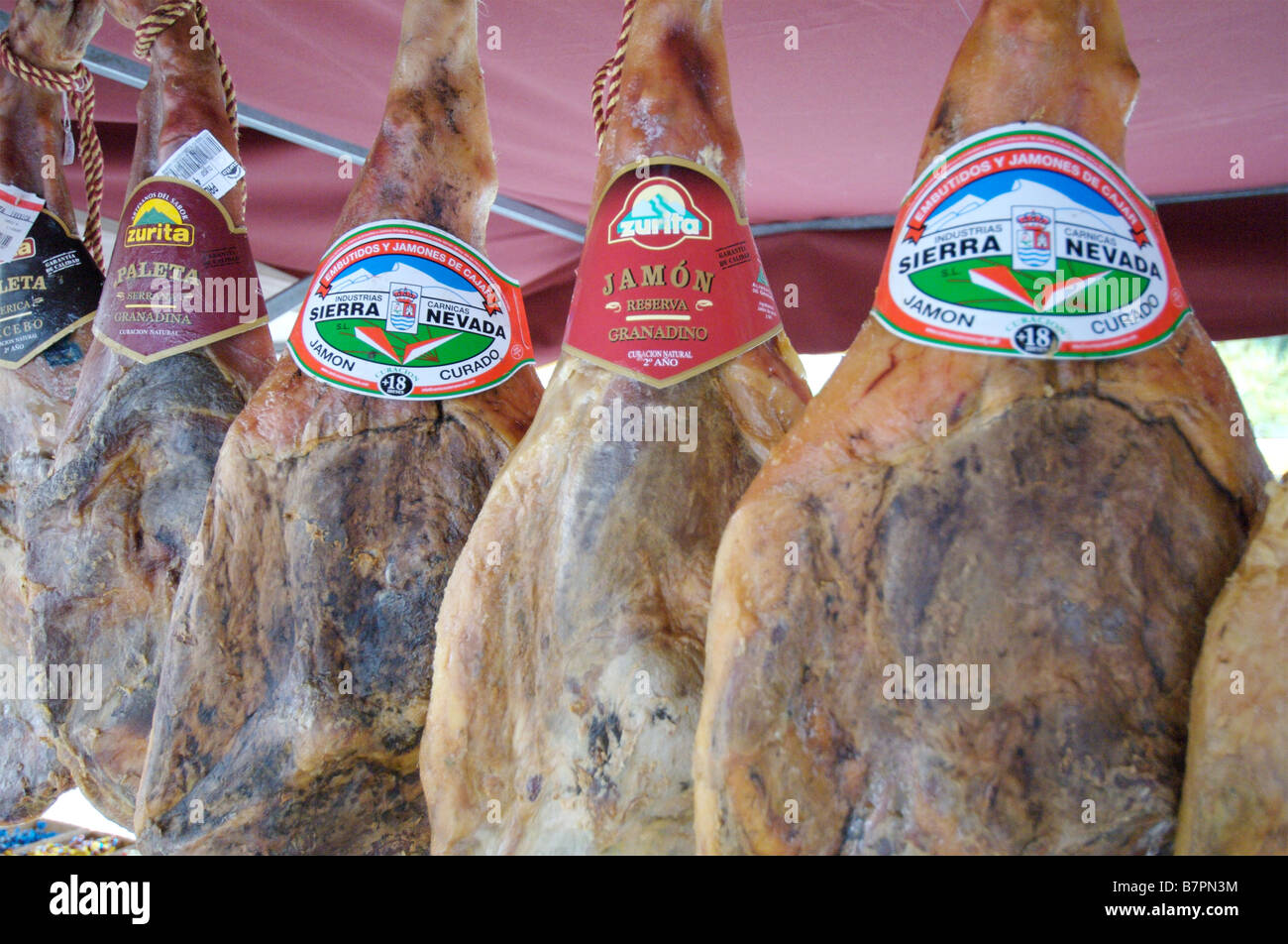 Dried pork legs hi-res stock photography and images - Alamy