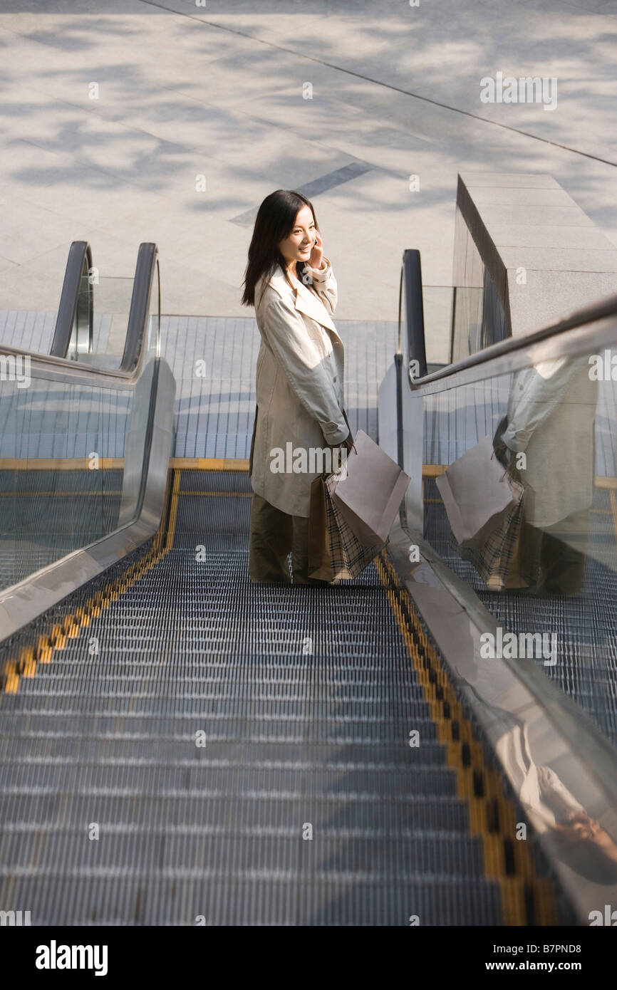 Escalator profile hi-res stock photography and images - Alamy