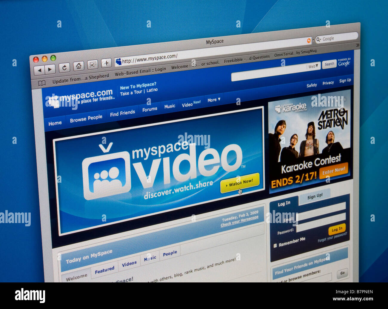 Myspace hi-res stock photography and images - Alamy