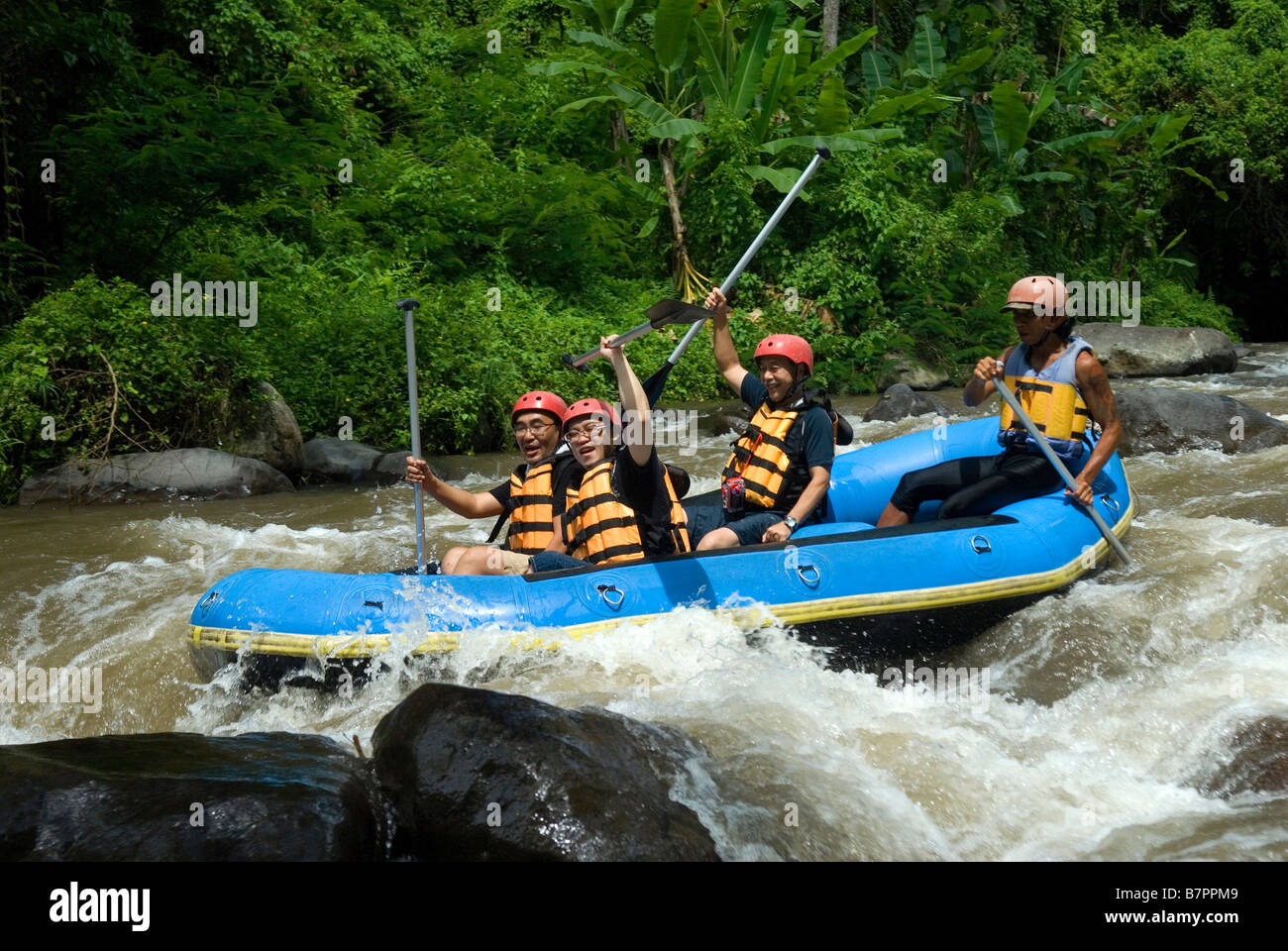 Rafting trips near Ubud Stock Photo - Alamy