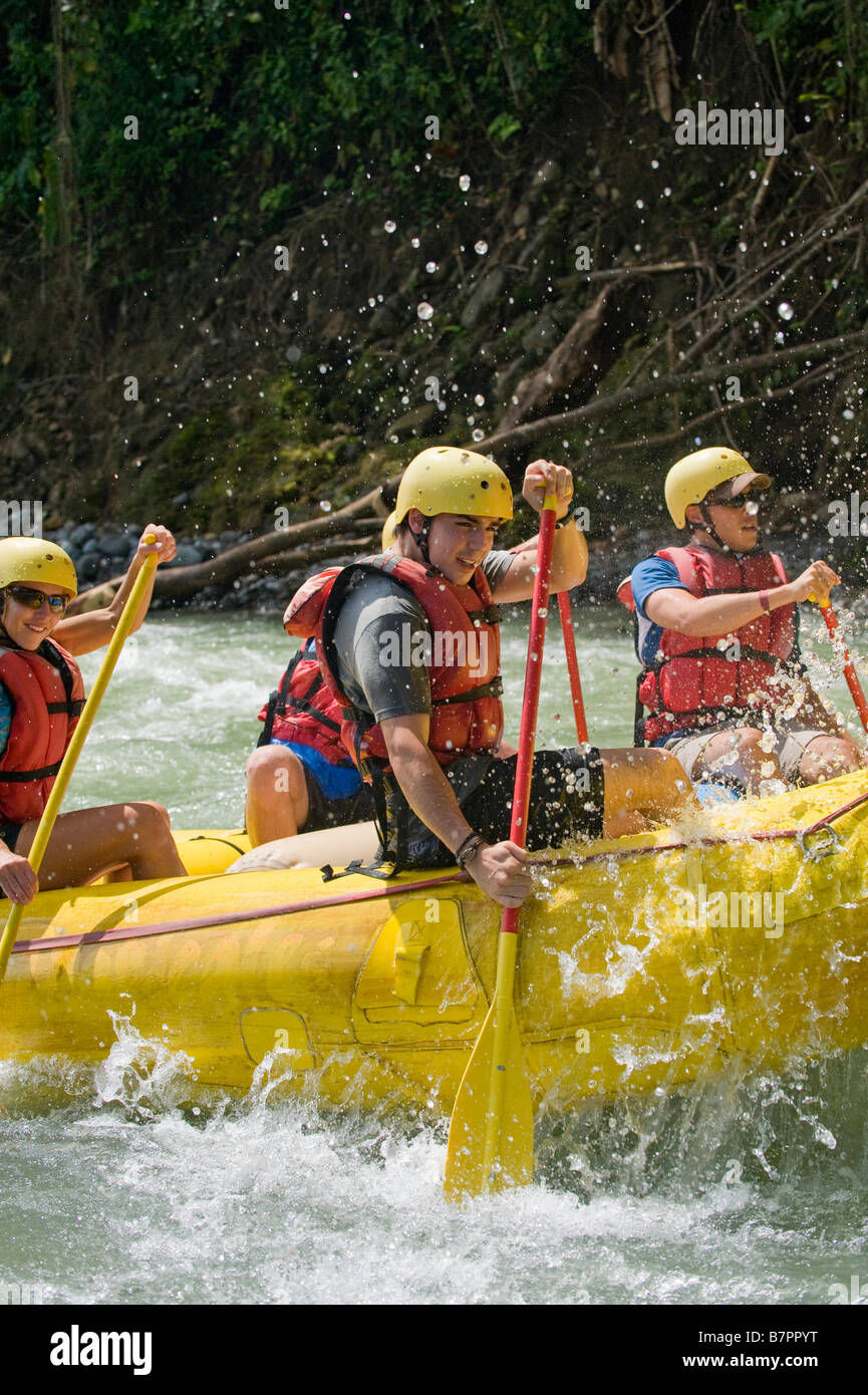 Costa rica jungle river raft hi-res stock photography and images - Alamy