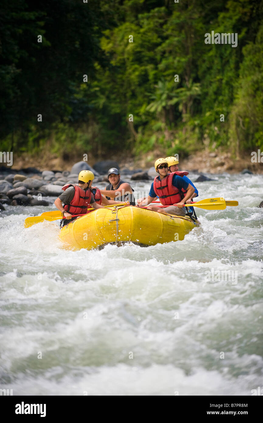 Costa rica jungle river raft hi-res stock photography and images - Alamy