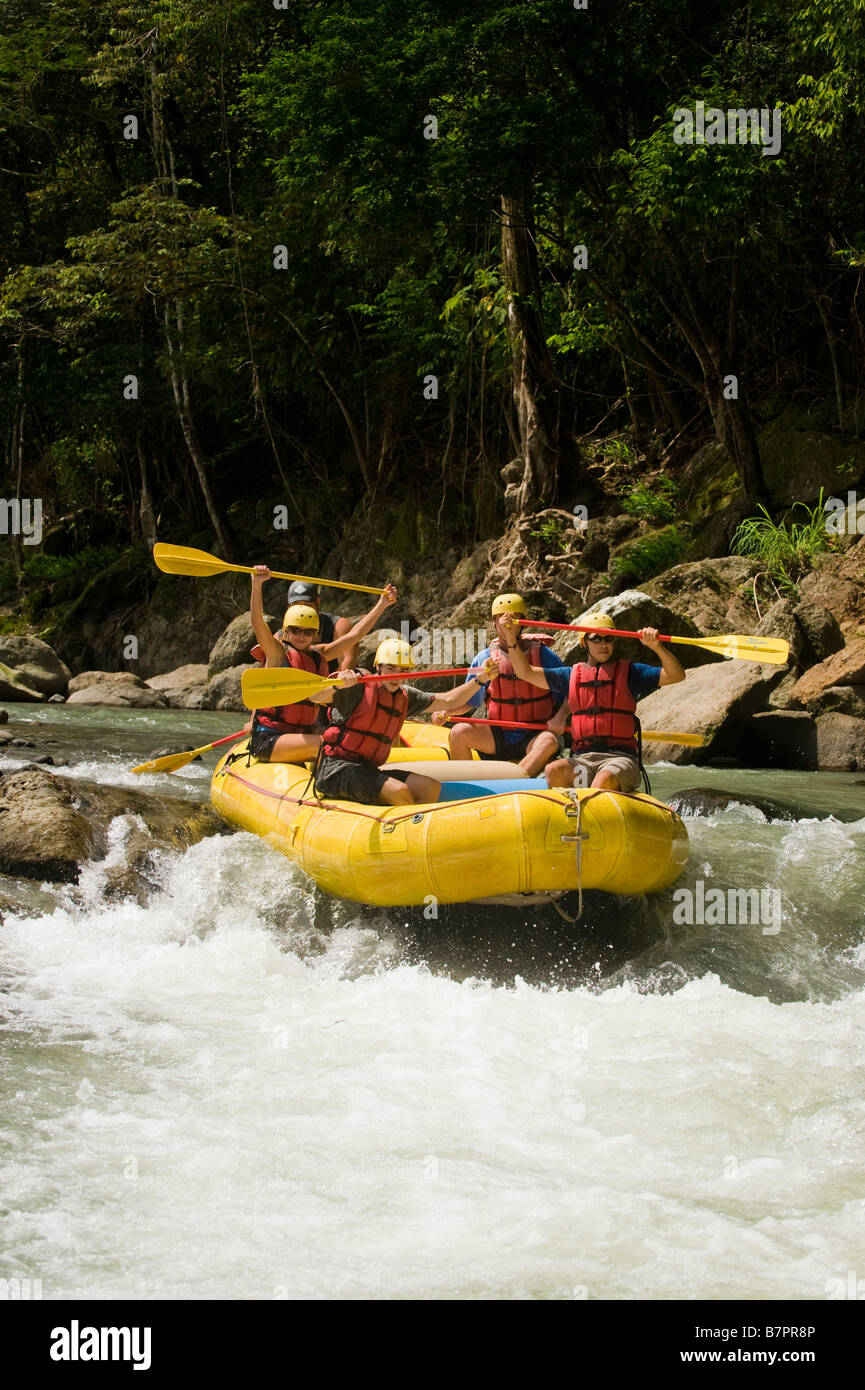 Central America, Costa Rica. Rafting on The Pacuare River is an ...